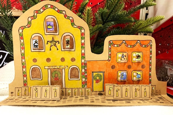 DIY Mexican Christmas Village Pop-up Craft Kit for Kids, Las Posadas ...