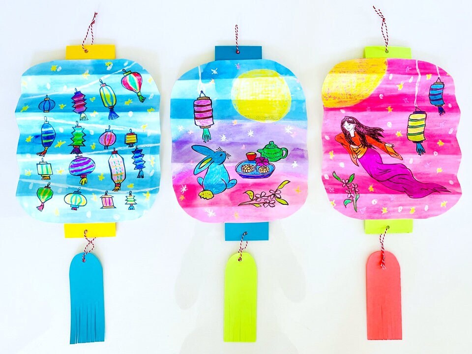 China Mid Autumn Moon Festival Craft Kit for Kids Includes - Etsy UK