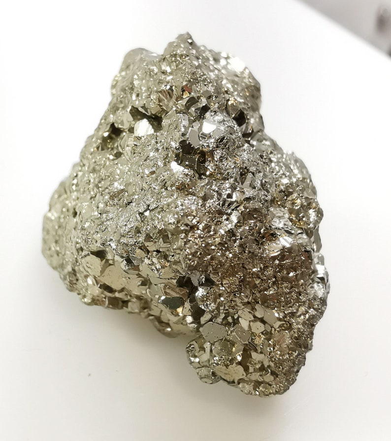 131 Ct. Metallic Pyrite Crystal Cluster, Raw Rough Gemstone - Etsy