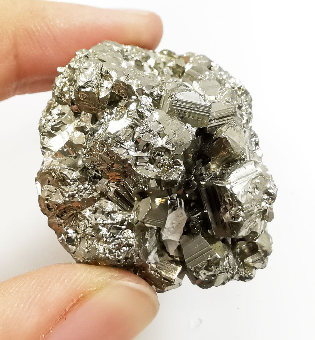 256 Ct Natural Metallic Pyrite Crystal Cluster, Rough Loose Gemstone - Etsy