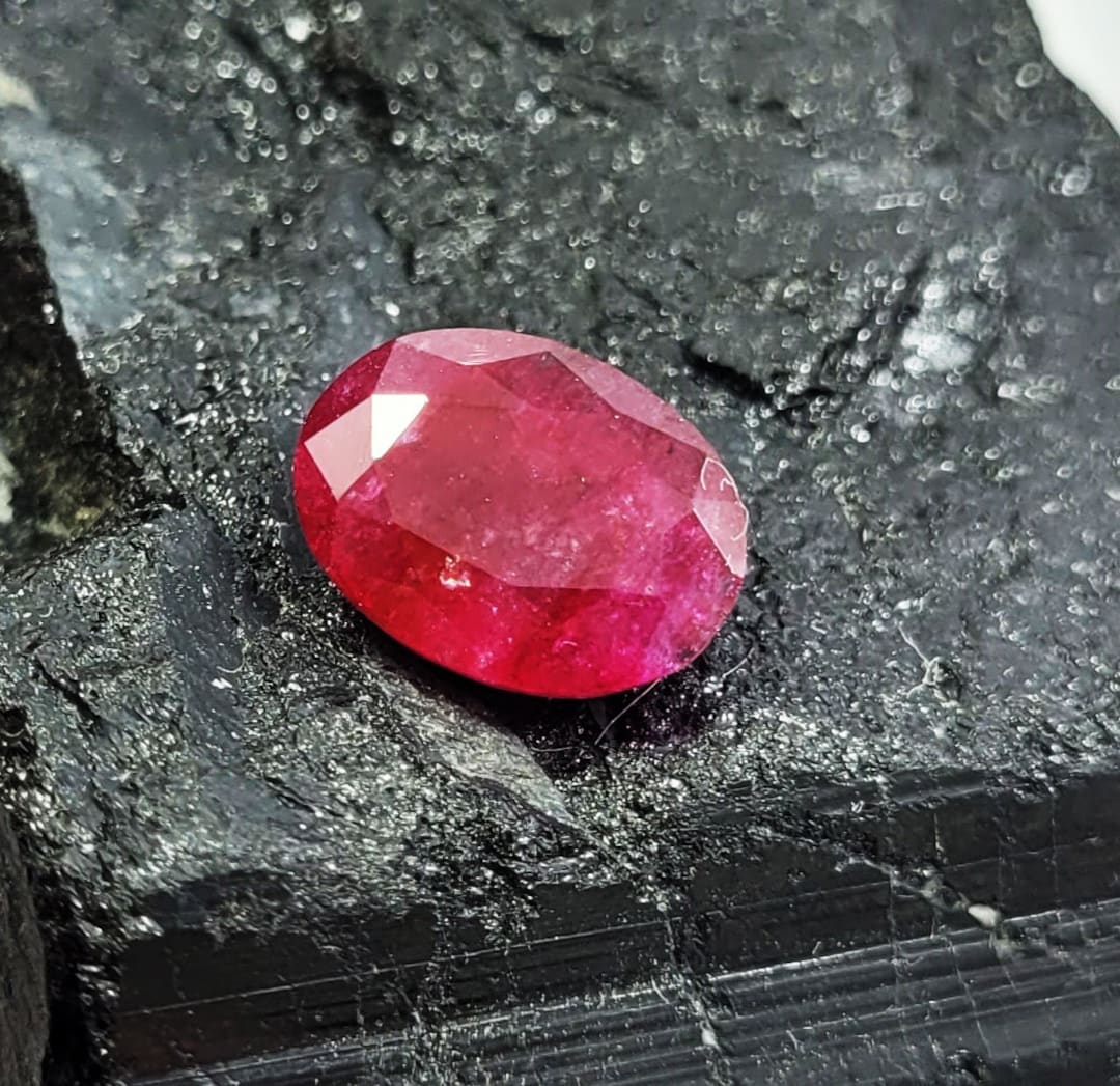 4.20 Ct Certified Natural Rare Pinkish-red Utah Bixbite Beryl - Etsy