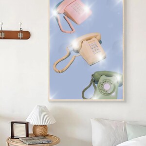 Vintage Telephone Downloadable Print - Etsy