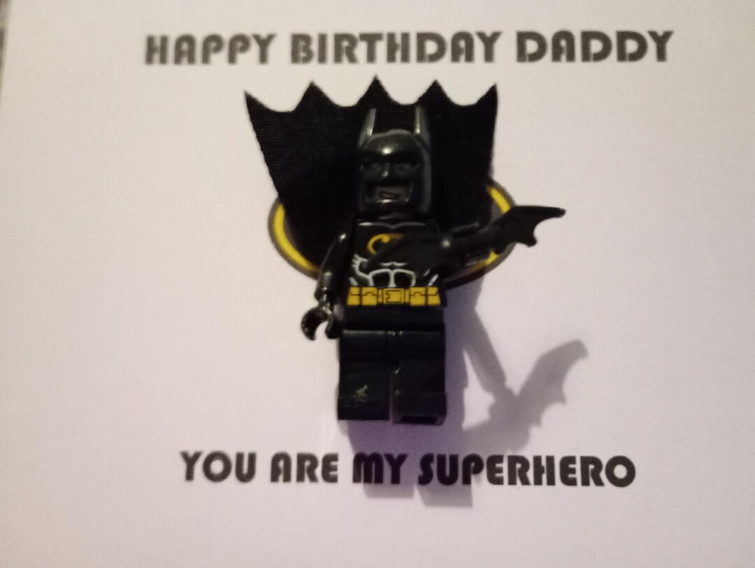 Superhero Cards With Detachable Figures. Can Be Personalised With Own ...