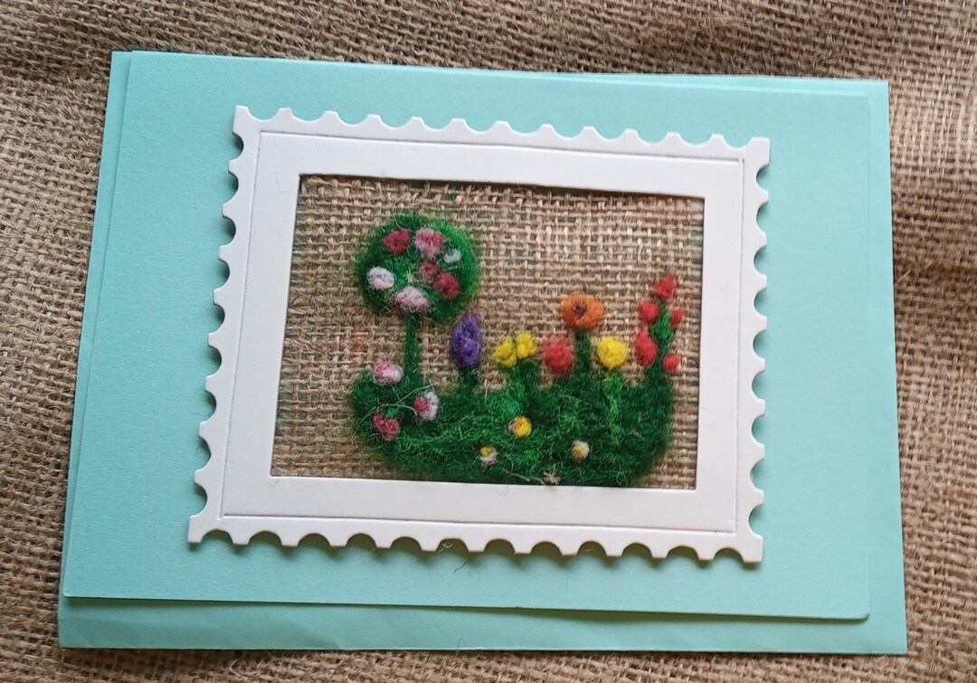 Needle Felted Cards for Any Occasion - Etsy UK