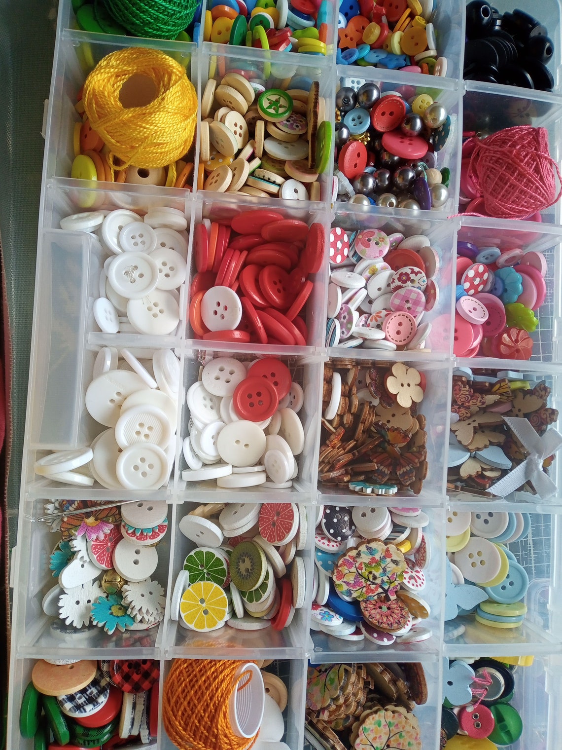 Button Art Characters. Carefully Selected Buttons Have Been Used to ...