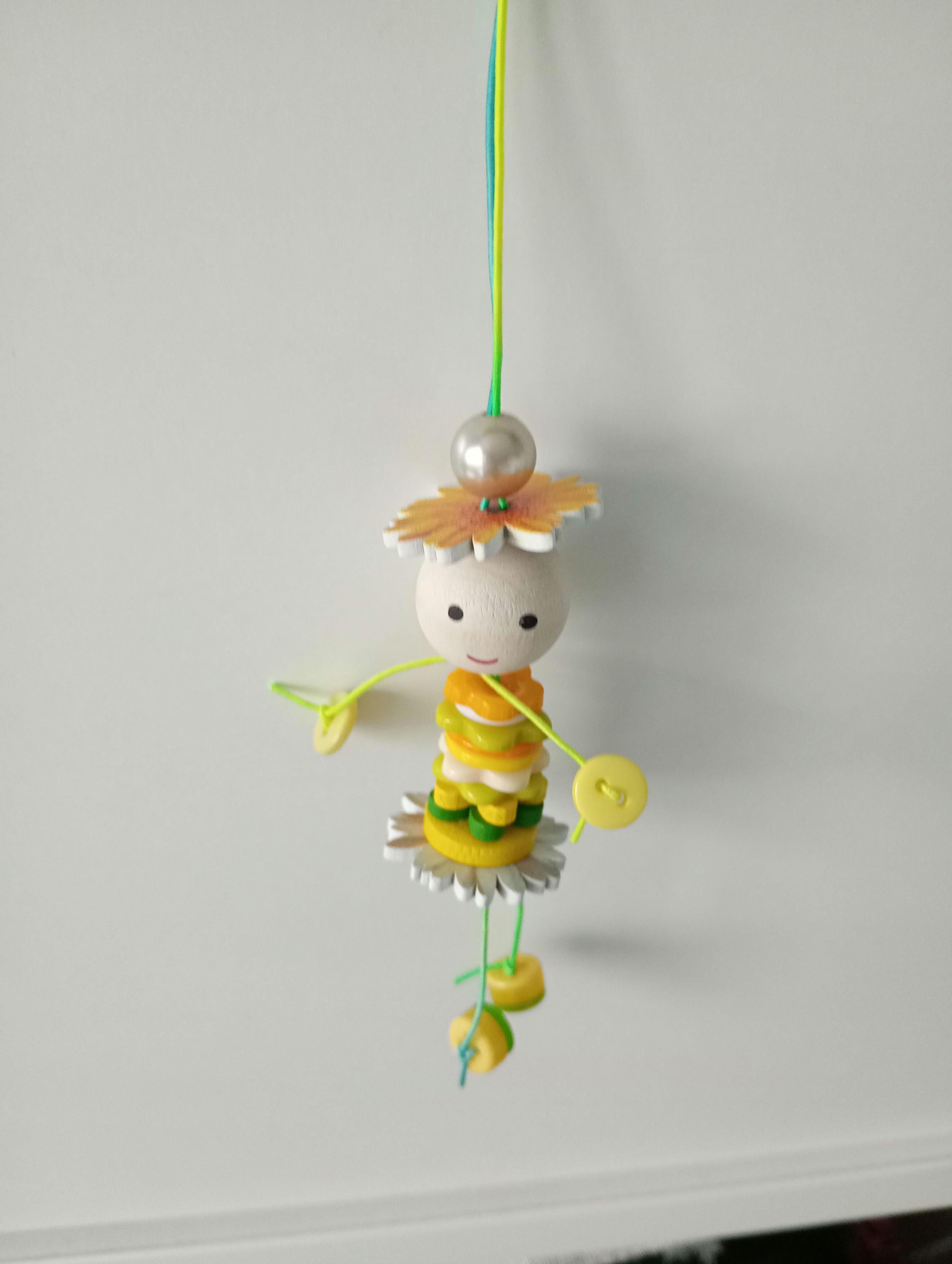 Button Art Characters. Carefully Selected Buttons Have Been Used to ...