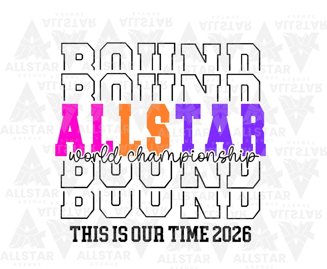 Allstar World PRINTABLE Cheer MESSAGE Me BEFORE Purchase for Custom ...