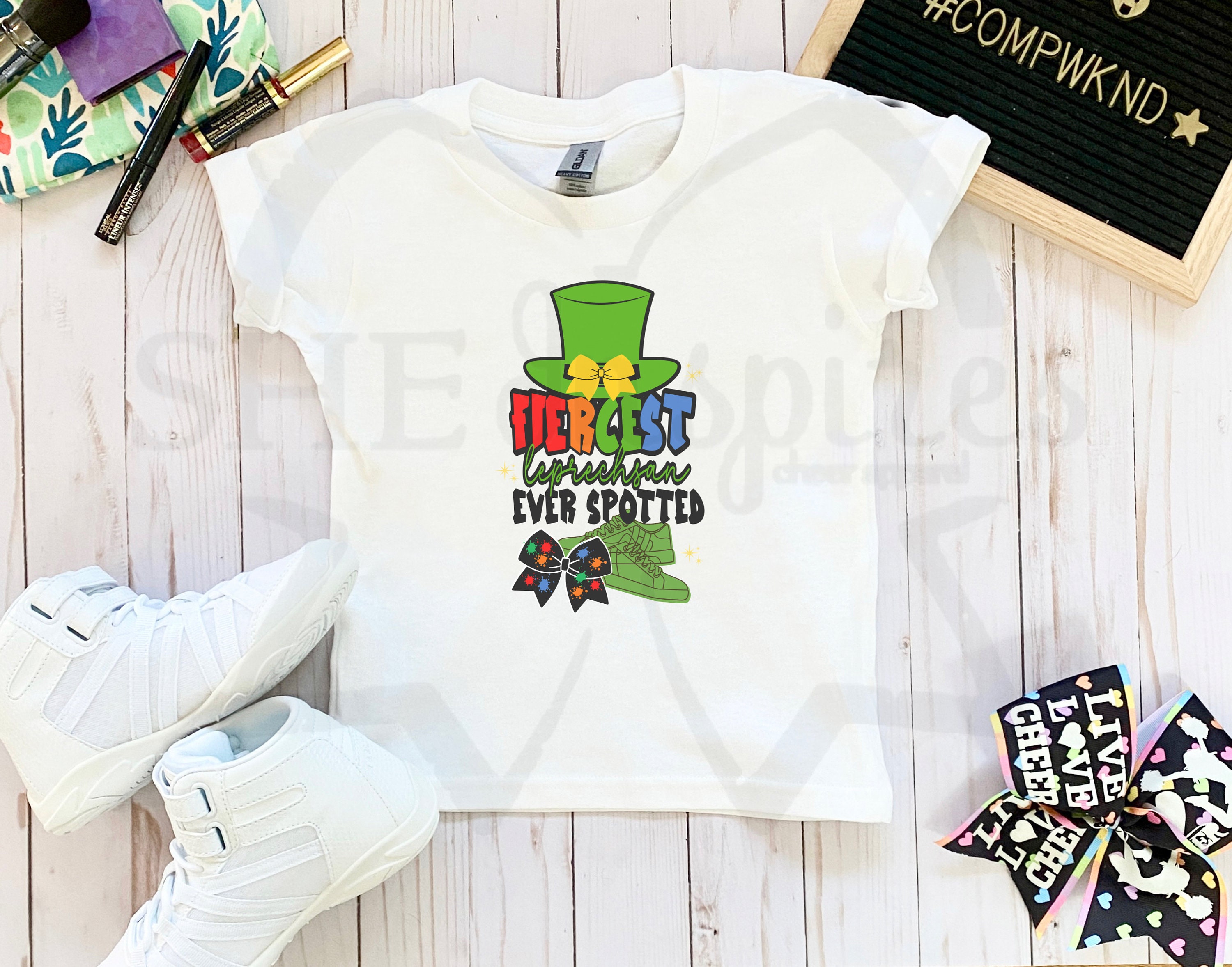 Cheerleader St Patrick’s Day PRINTABLE Digital Download PNG - Etsy