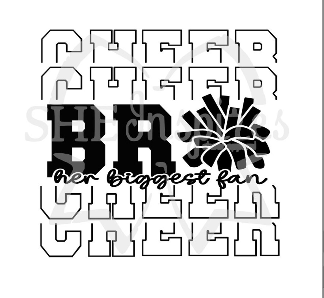 Cheer Brother SVG Custom Orders Available Upon Request BEFORE Purchase ...