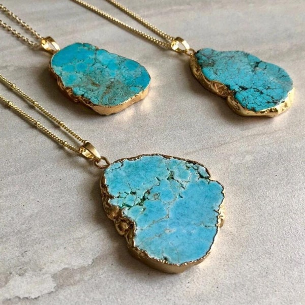 Turquoise Pendant - Etsy