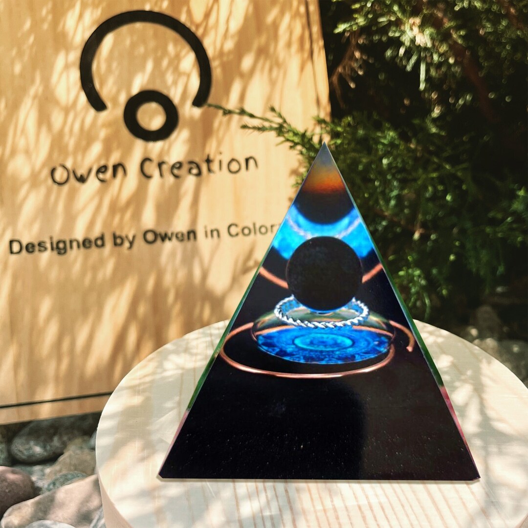 Reiki Orgone Pyramid Obsidian Crystyal Sphere Orgonite Gift - Etsy
