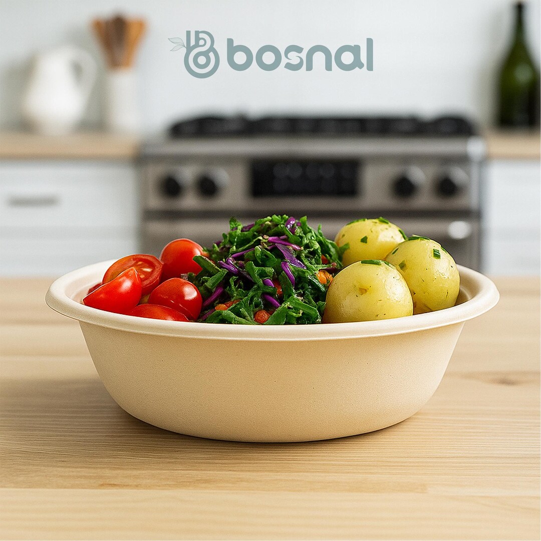 Bosnal - Bagasse Compostable 32 Oz Round Bowls - Etsy
