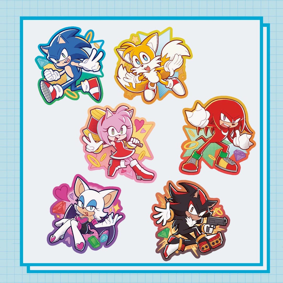 Sonic Charms [PREORDER] - Etsy