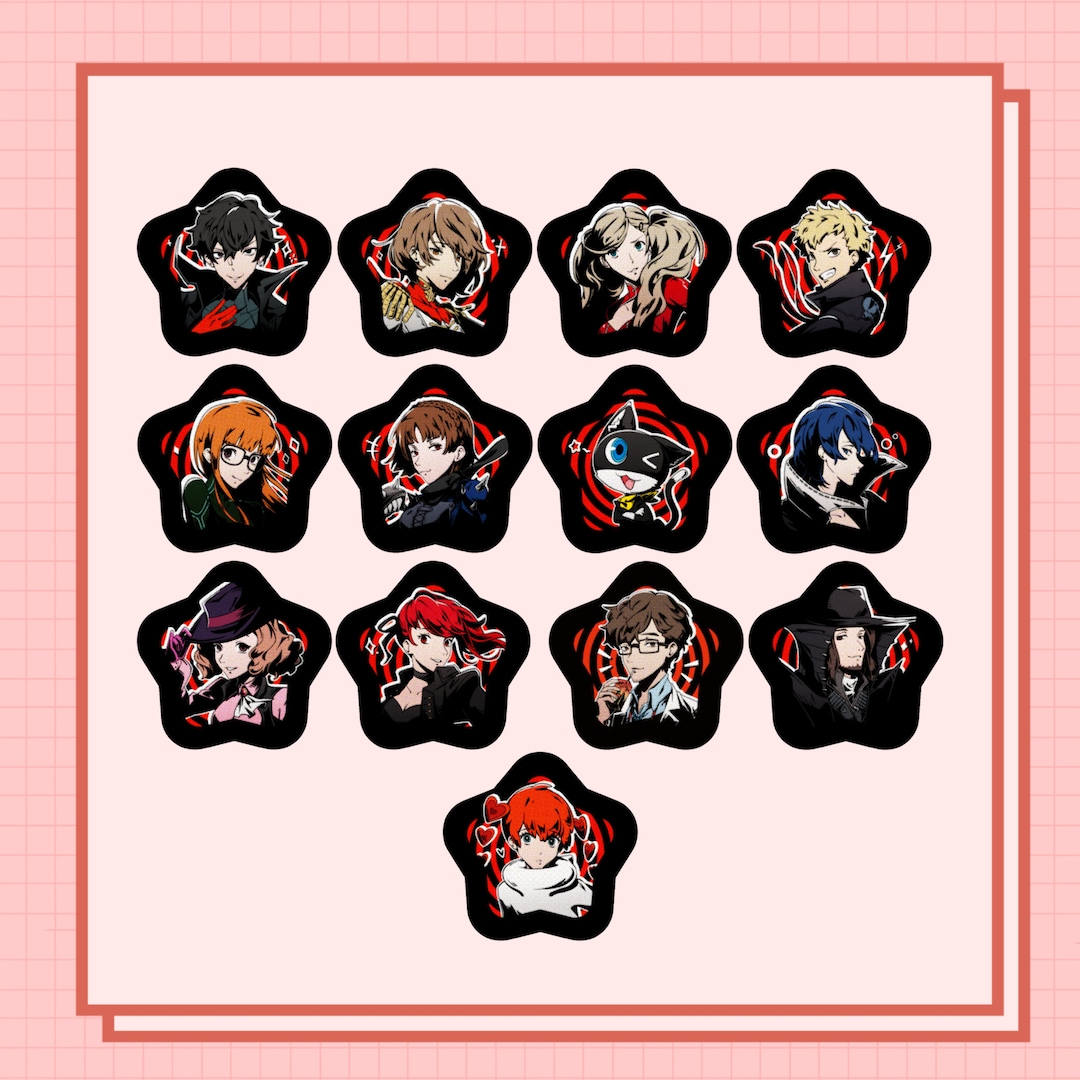 Persona 5 Pinback Buttons - Etsy