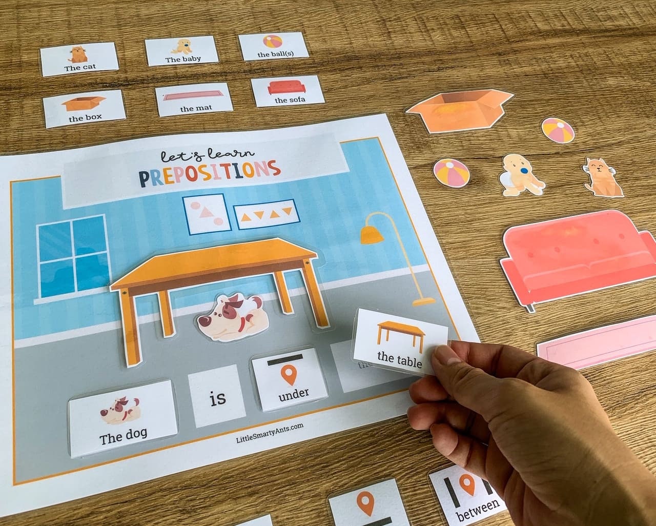 Prepositions Early Reading Kindergarten Printable Grammar - Etsy Canada