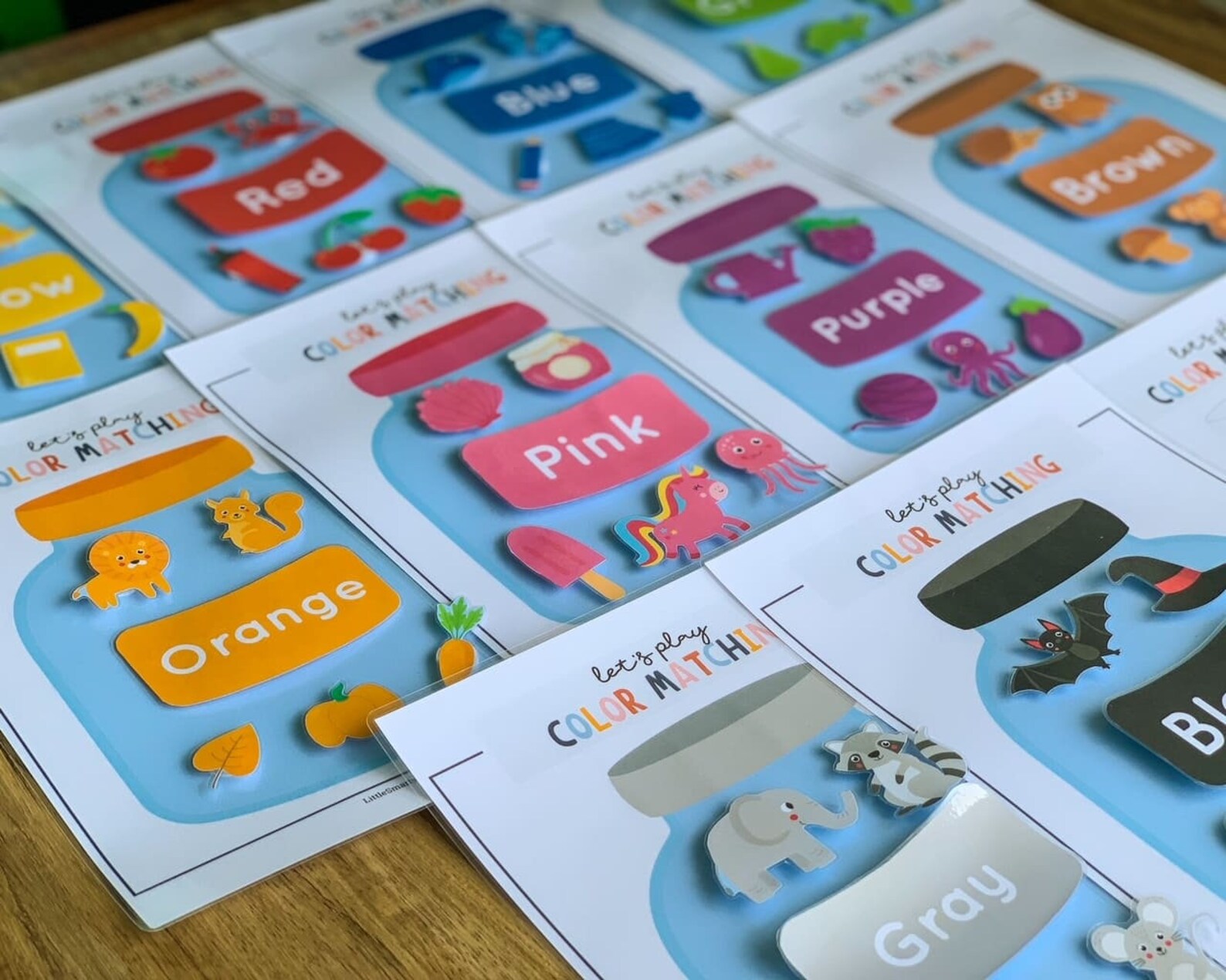 Color Matching Color Activity Learning Colors Toddler - Etsy