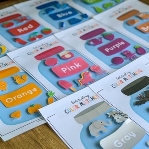 Color Matching, Color Activity, Learning Colors, Toddler Activity ...