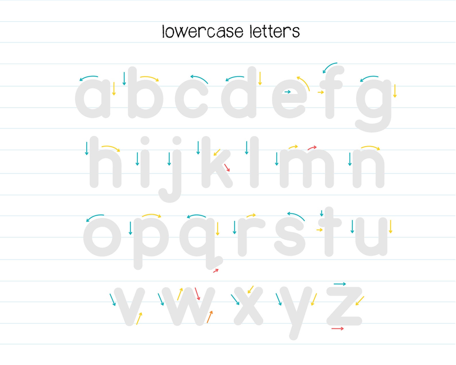 Learning Alphabets GIF Preschool Learning Activity Alphabet - Etsy