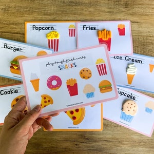 Play Dough Printable, Printable Snacks, Food Play Dough, Printable ...