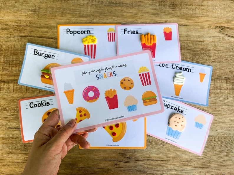 Play Dough Printable Printable Snacks Food Play Dough - Etsy