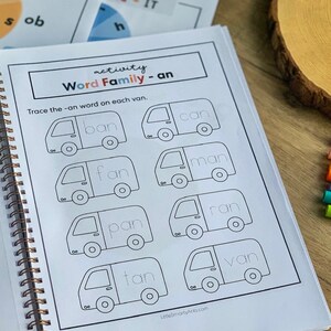 Learning Binder, CVC, Word Family, Kindergarten Learning, Phonics ...