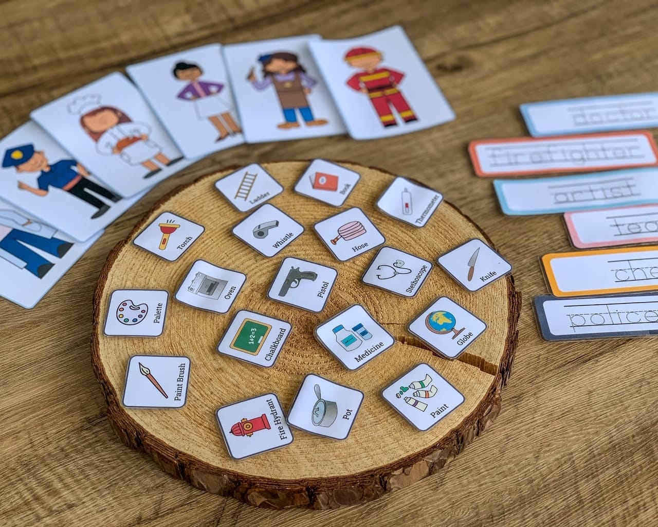 Community Helpers Occupation Printable Matching Game | Etsy