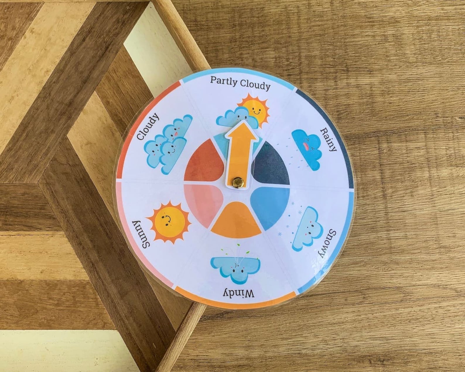 Weather Printable Circle Time Weather Chart Learning | Etsy