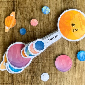 Planets Printable, Solar System Printable, Match the Planets, Planets ...