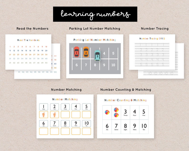 Busy Book Pre-k Kindergarten Printable Homeschool Learning - Etsy