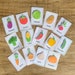 Vegetable Cards, Vegetable Matching, Printable Flash Cards, Kids Flash ...
