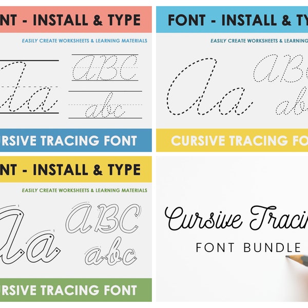 Cursive Font - Etsy