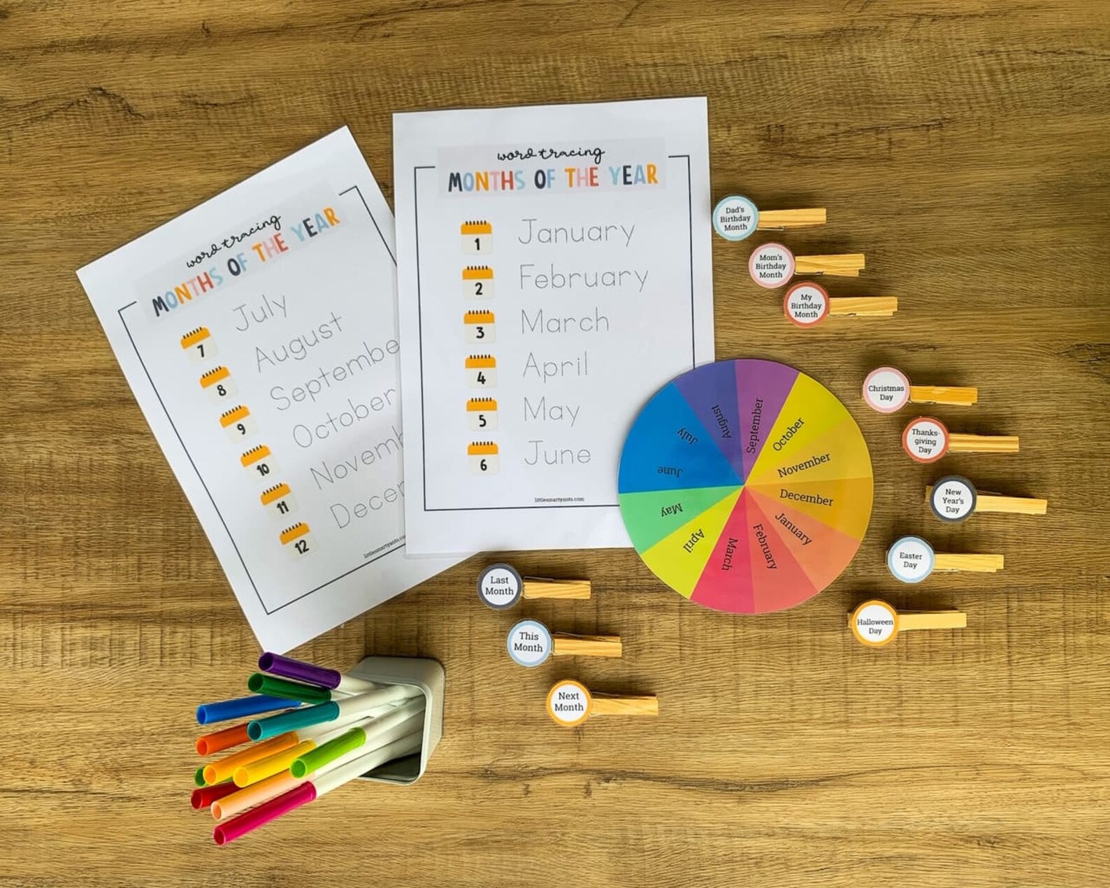 Months of the Year Months Learning Printable Classroom | Etsy