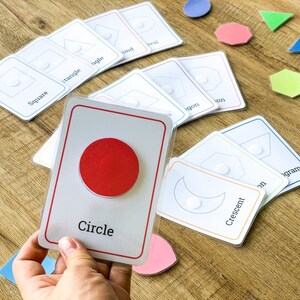 Shape Matching, Shape Flash Cards, Preschool Shapes, Learning Shapes ...