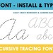 Cursive Writing, Font Bundle, Cursive Fonts, Teacher Font, School Font ...