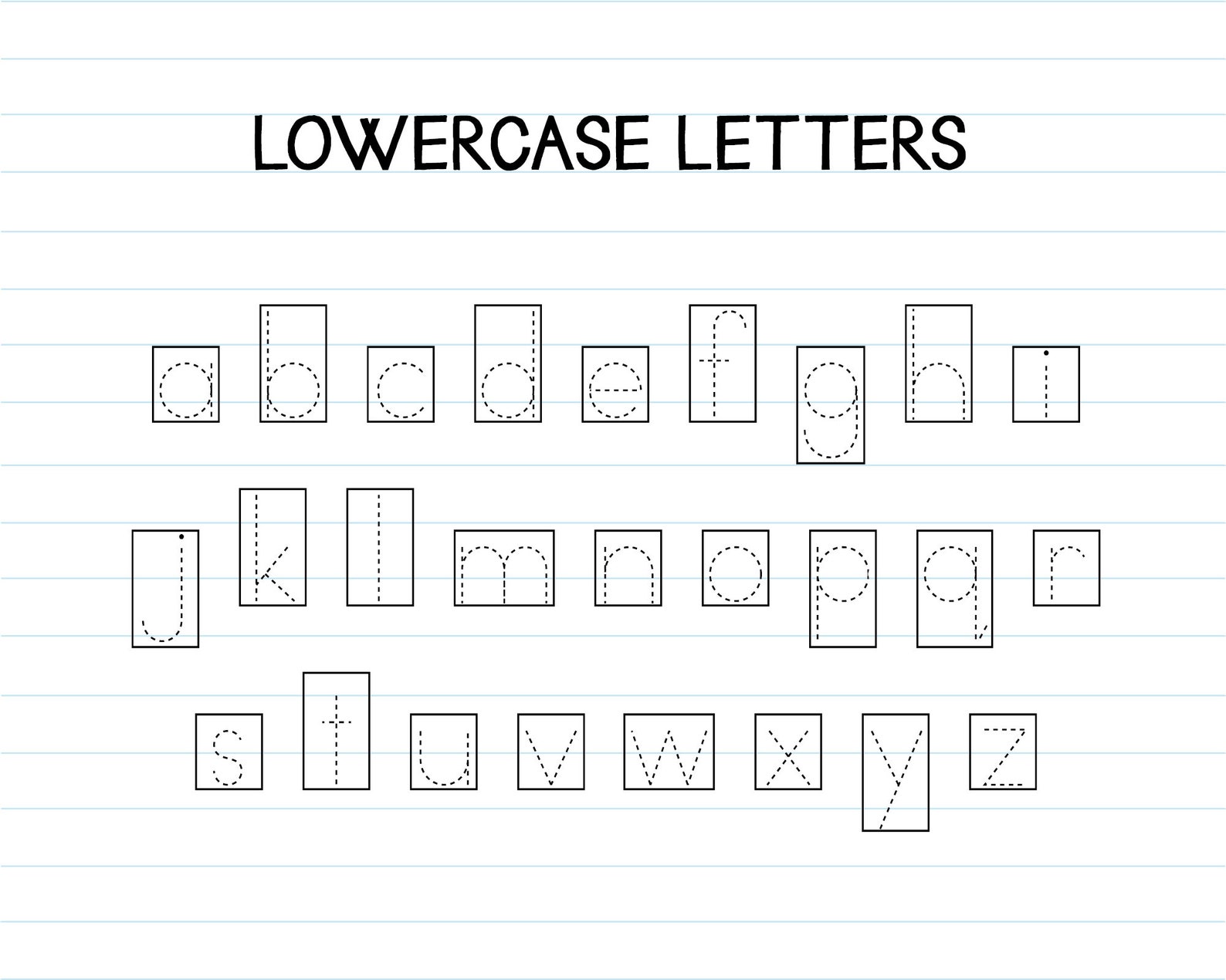 Writing School Font Preschool Tracing Font Writing Alphabet - Etsy