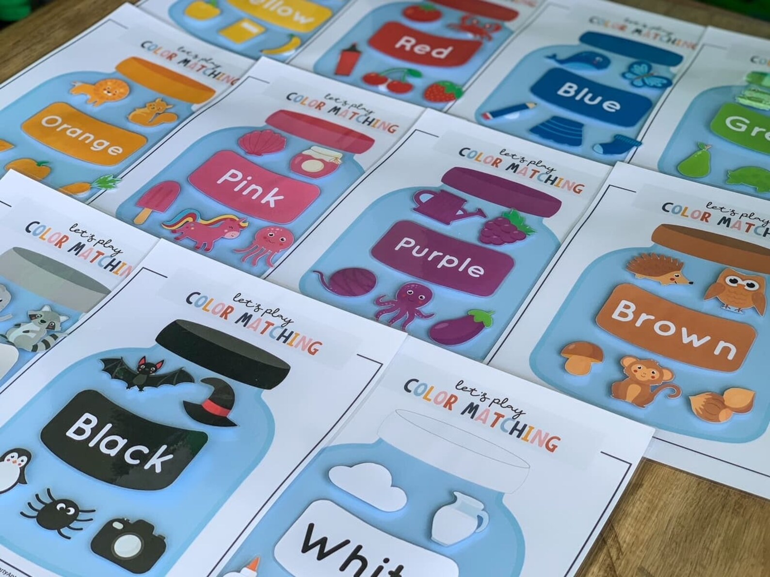 Color Matching Color Activity Learning Colors Toddler - Etsy