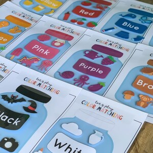 Color Matching, Color Activity, Learning Colors, Toddler Activity ...