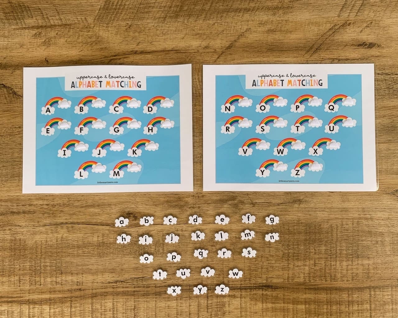 Alphabet Matching Printable Uppercase & Lowercase Montessori - Etsy ...