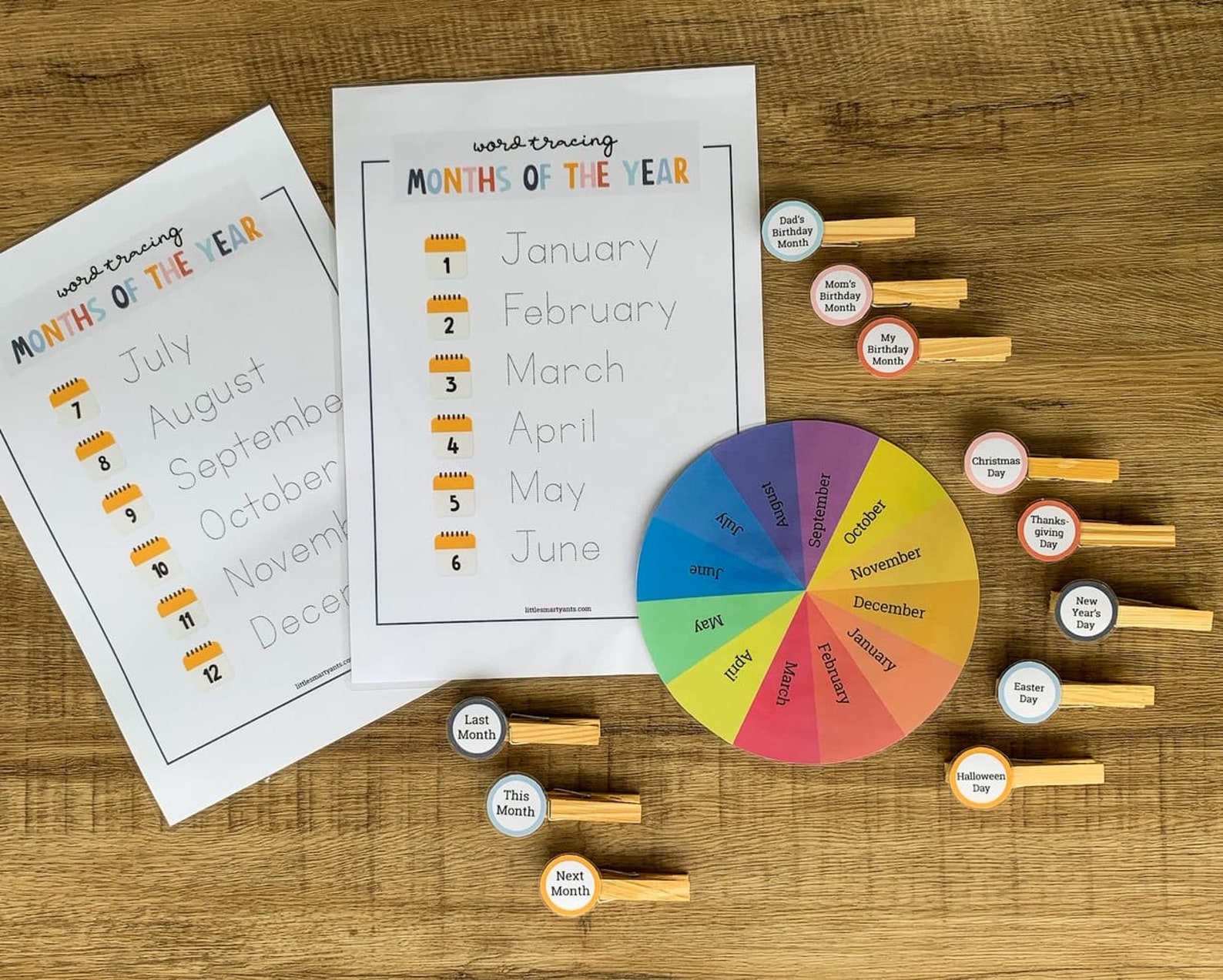 Months of the Year Months Learning Printable Classroom - Etsy Canada