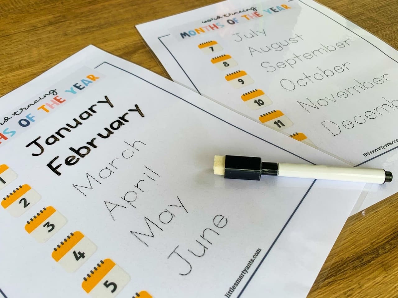 Months of the Year Months Learning Printable Classroom | Etsy