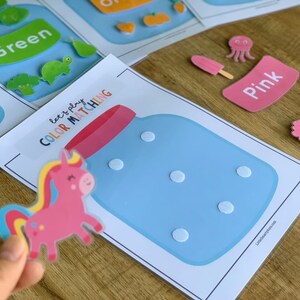 Color Matching, Color Activity, Learning Colors, Toddler Activity ...