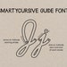 Cursive Font, Cursive Letters, School Font, Cursive Writing ...