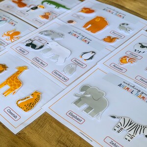 Animal Matching, Learning Animals, Printable Animal Activity, Animal ...