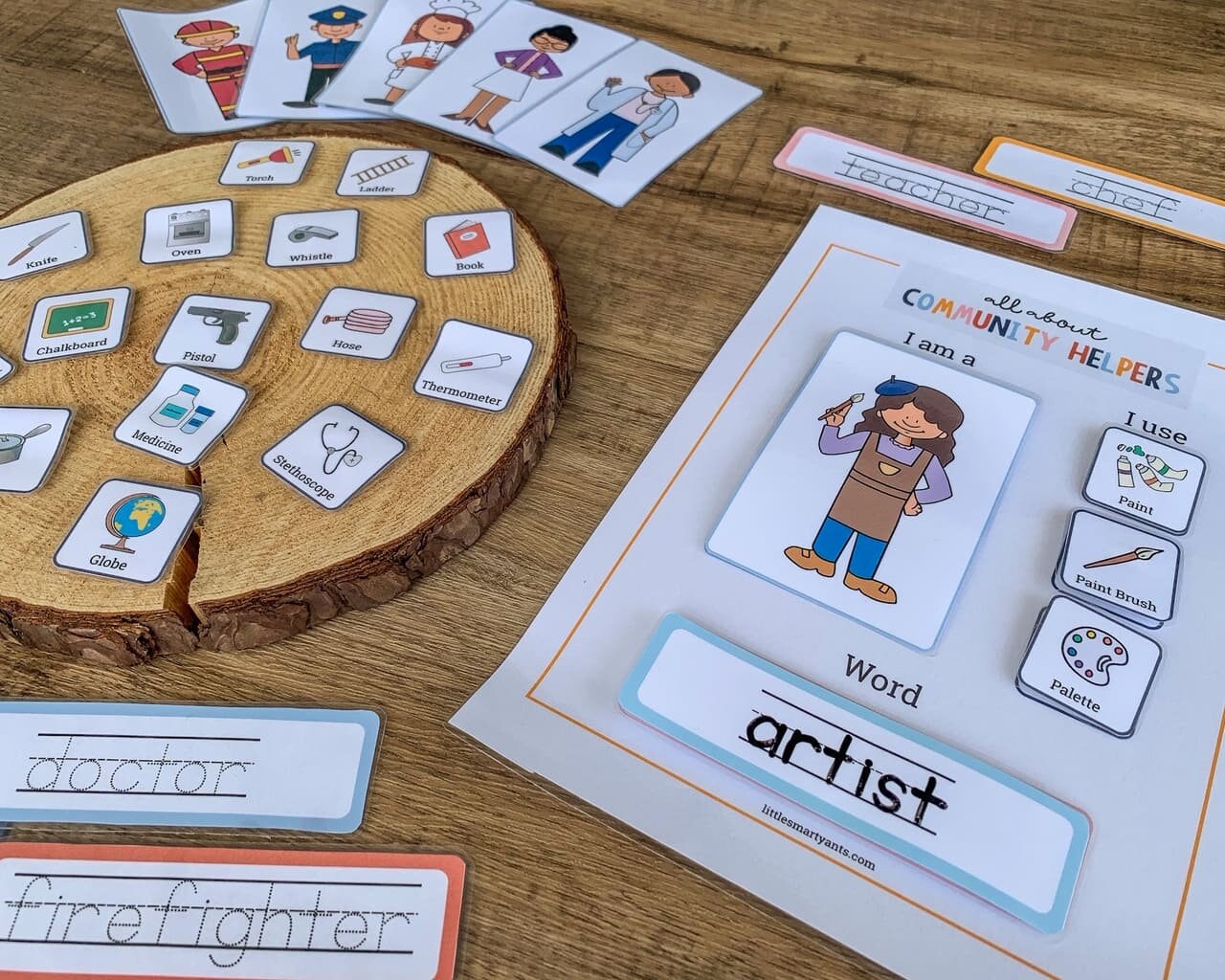 Community Helpers Occupation Printable Matching Game | Etsy