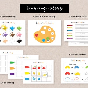 Busy Book, Pre-k, Kindergarten Printable, Homeschool Learning, Activity ...