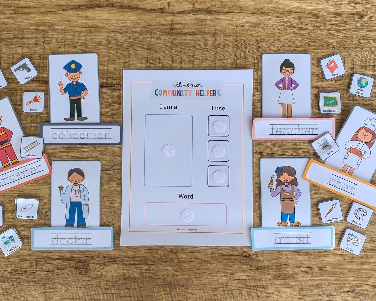 Community Helpers Occupation Printable Matching Game | Etsy