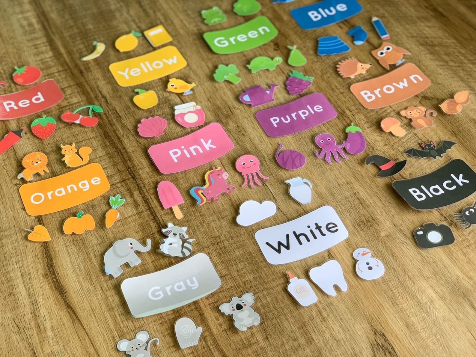 Color Matching Color Activity Learning Colors Toddler - Etsy