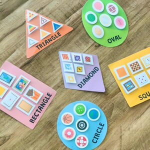 Shape Matching Activity, Shapes Printable, Learning Shapes, Toddler ...