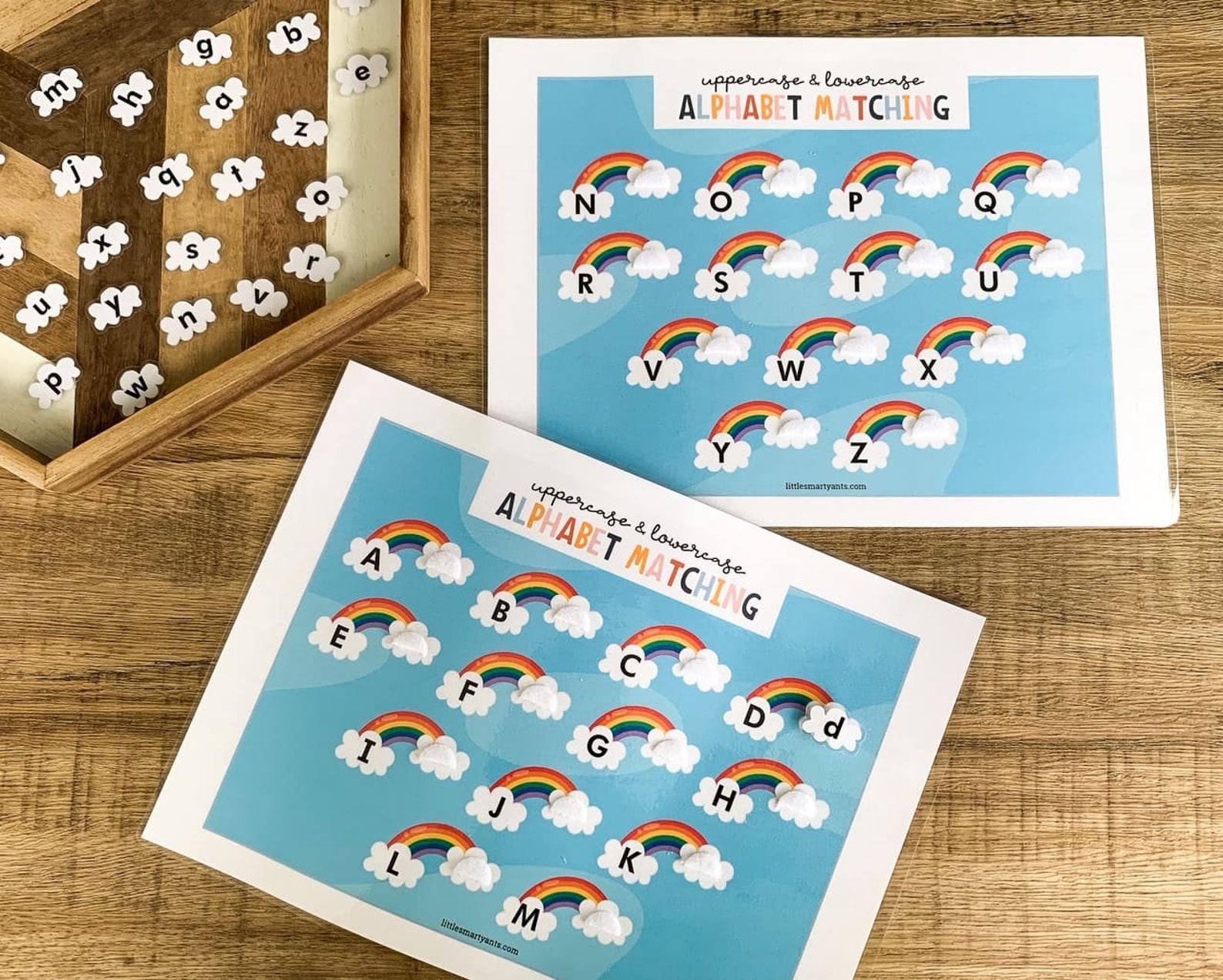 Alphabet Matching Printable Uppercase & Lowercase Montessori - Etsy ...