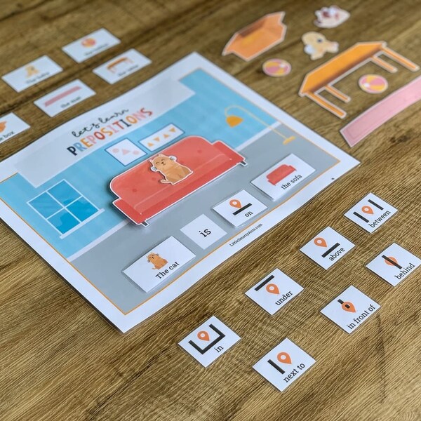 Montessori Parts of Speech - Etsy